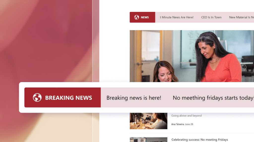 Breaking News Web Part