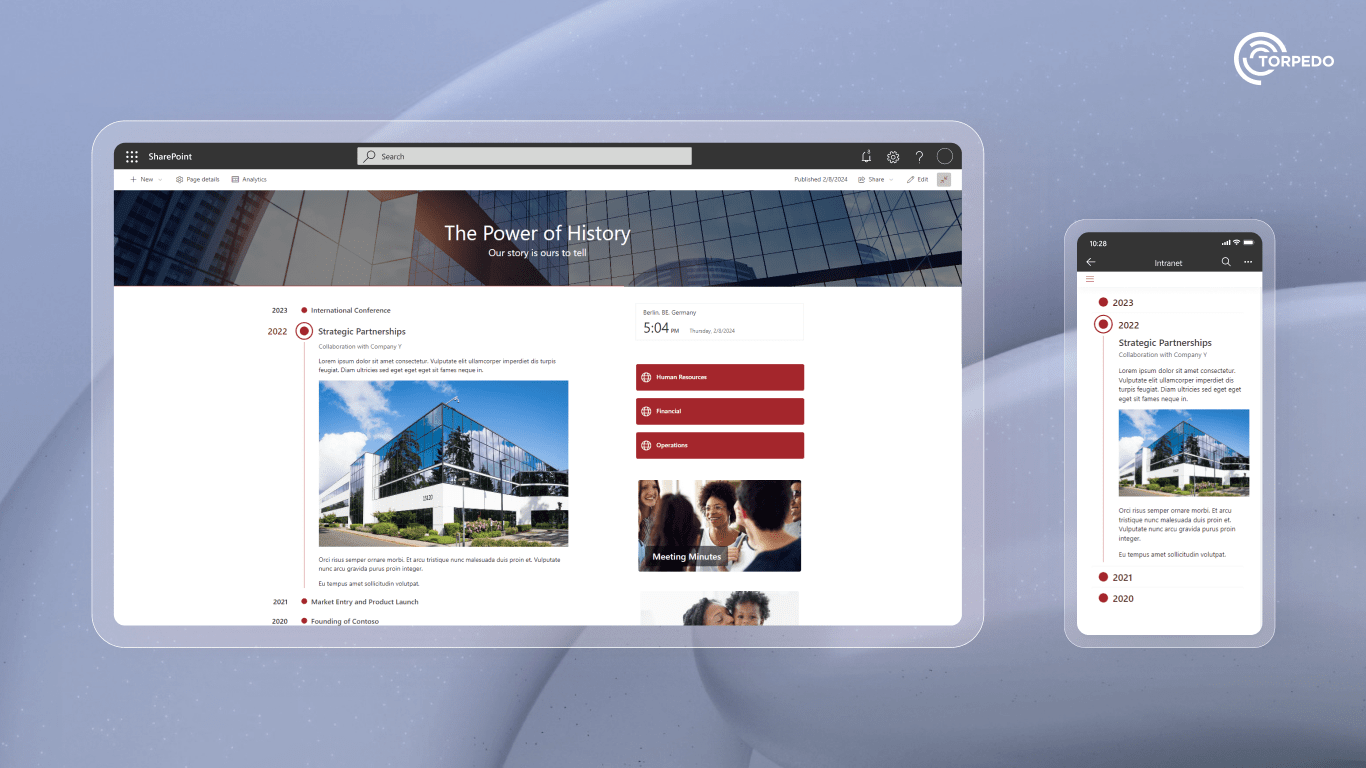 Timeline Web Part for SharePoint