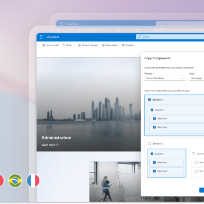 Copy Web Parts and Sections: an extension for SharePoint